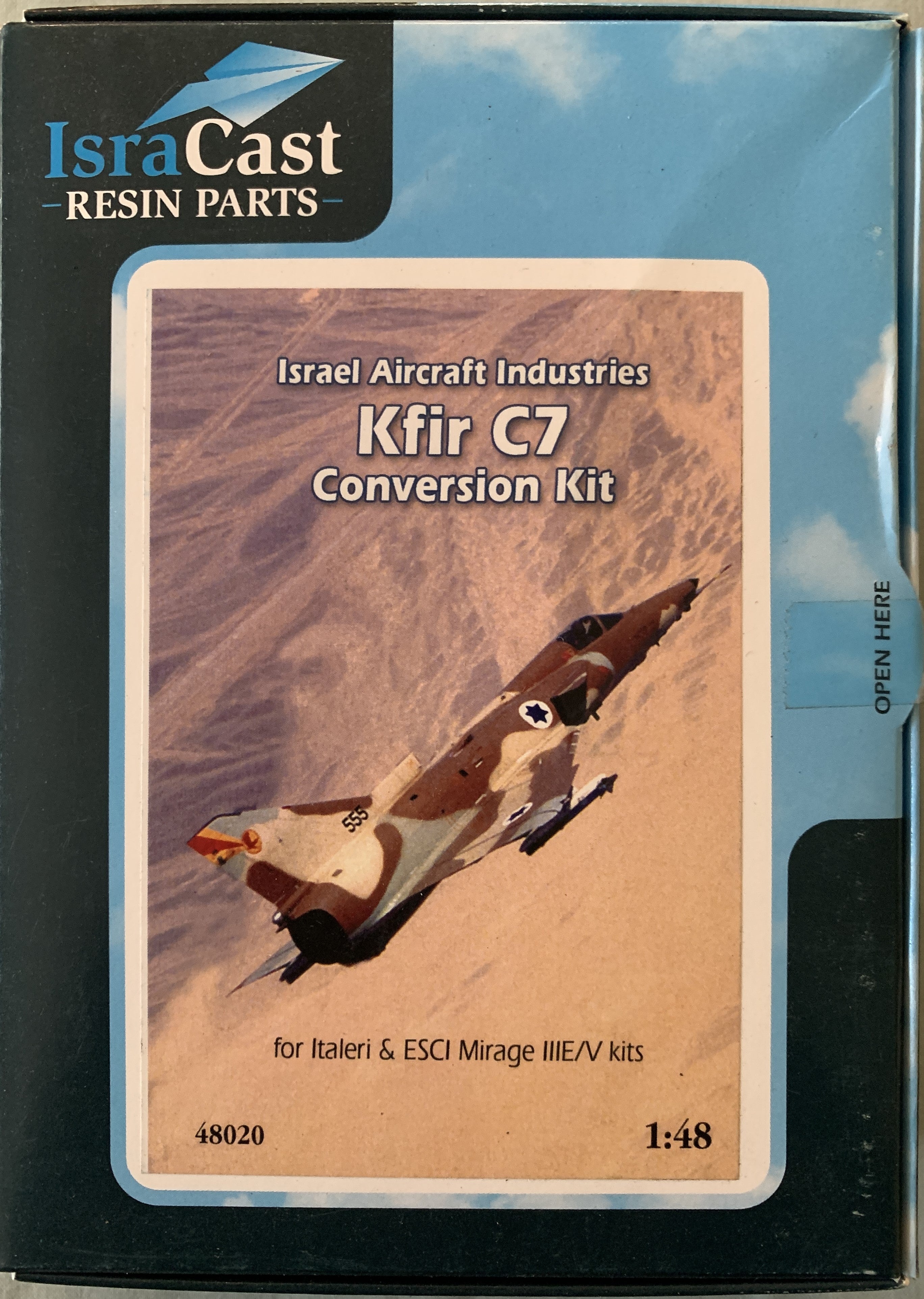 [54] Isracast 1/48 IAI Kfir C7 conversion set – Sprue Finders