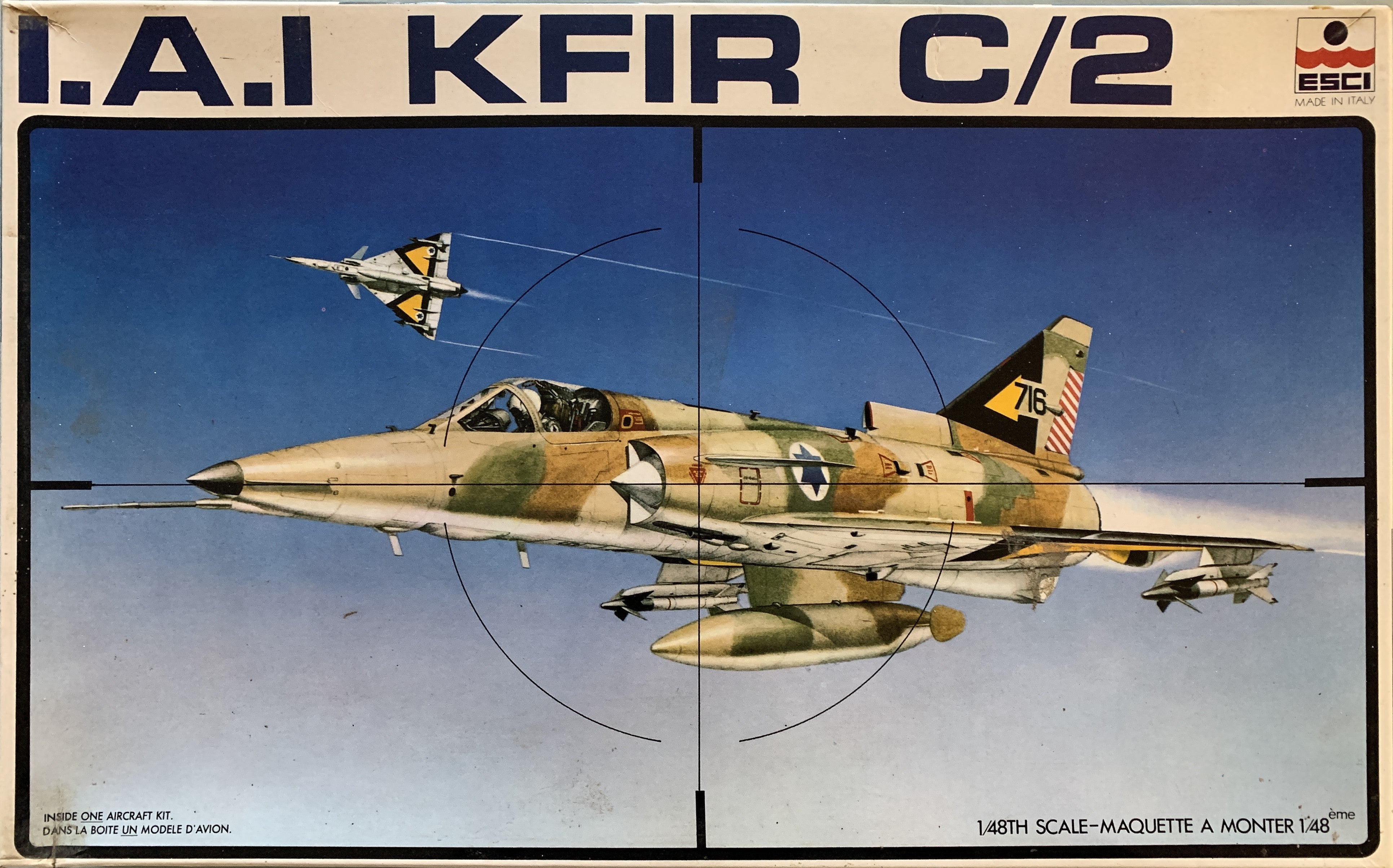 ESCI 1/48 I.A.I Kfir C/2 – Sprue Finders
