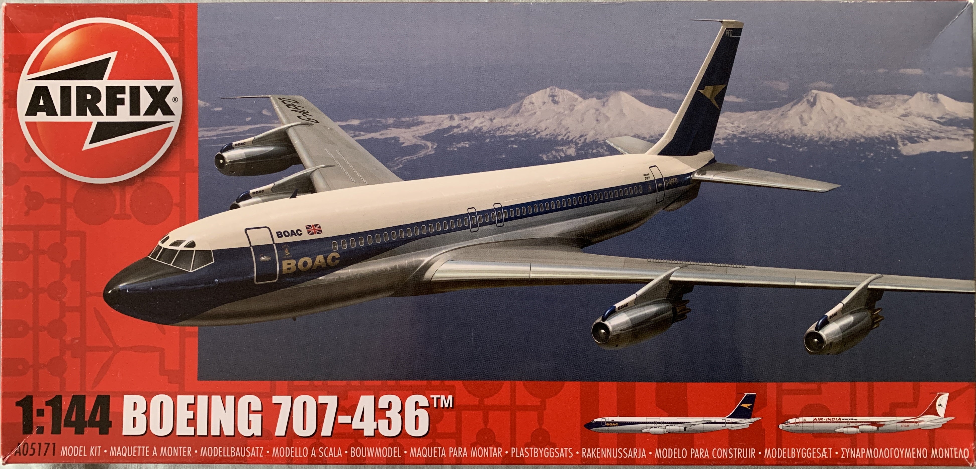 Airfix 1/144 Boeing 707-436 – Sprue Finders