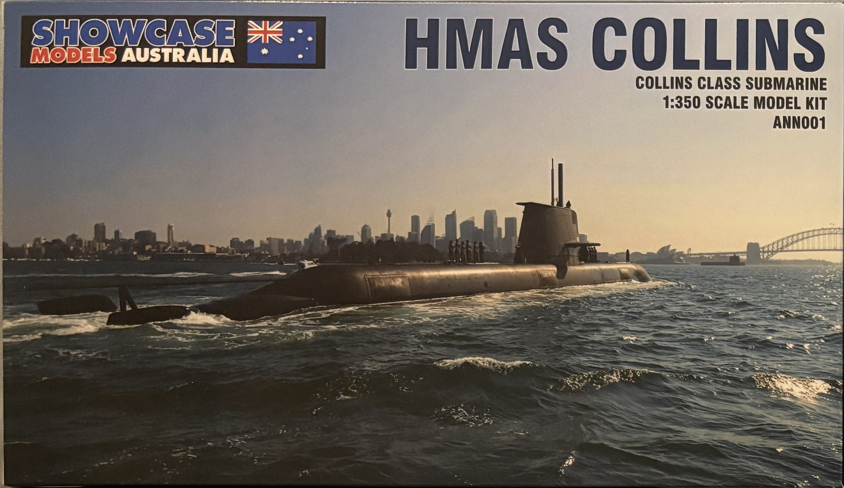 Showcase Models Australia 1/350 HMAS Collins, Collins Class Submarine ...