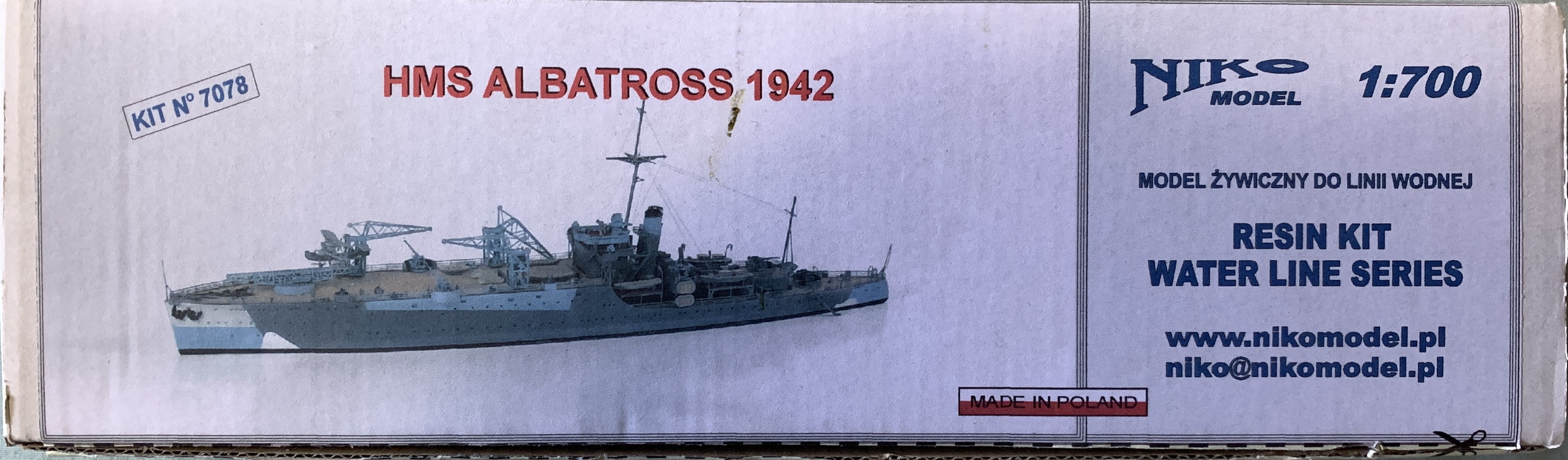 [11] Niko Model 1/700 HMS Albatross 1942 – Sprue Finders