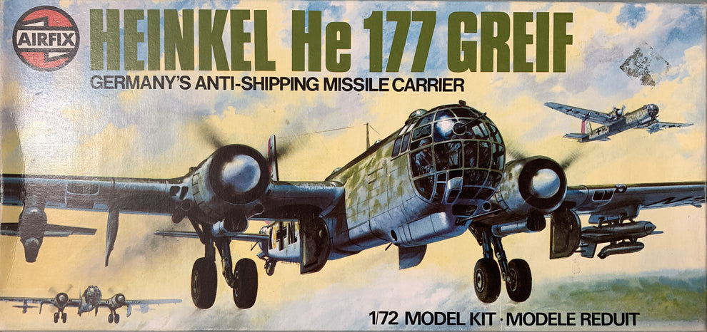 Airfix 1/72 Heinkel He 117 Greif – Sprue Finders