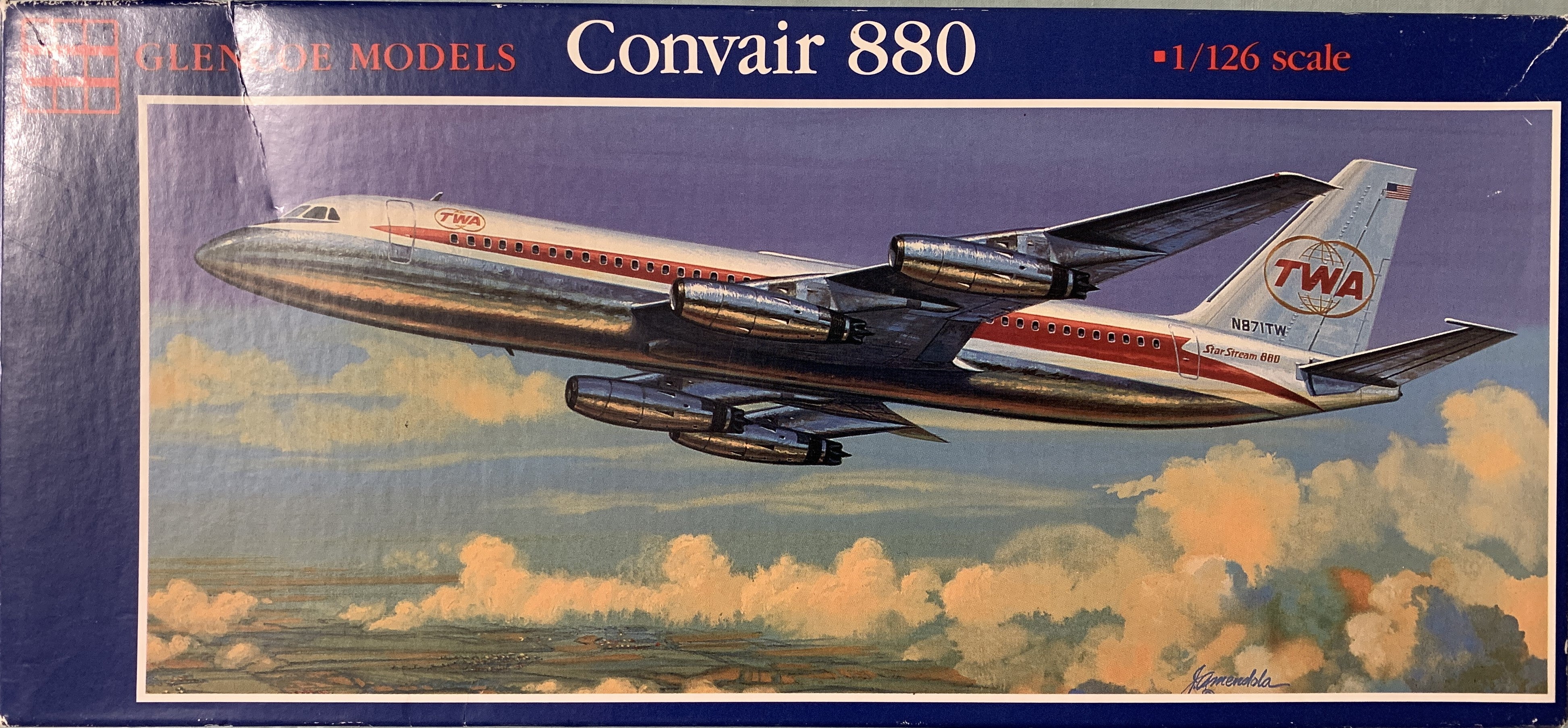 Glencoe Models 1/126 Convair 880 – Sprue Finders