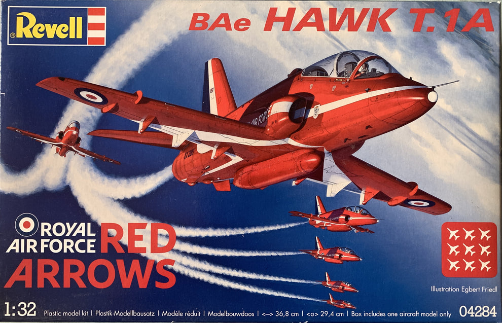 Revell 1/32 BAe Hawk T.1A Royal Air Force Red Arrows – Sprue Finders