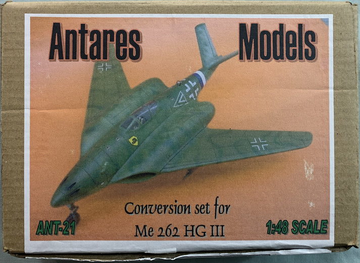 Antares Models 1/48 Messerschmitt Me 262 HG III conversion kit – Sprue ...